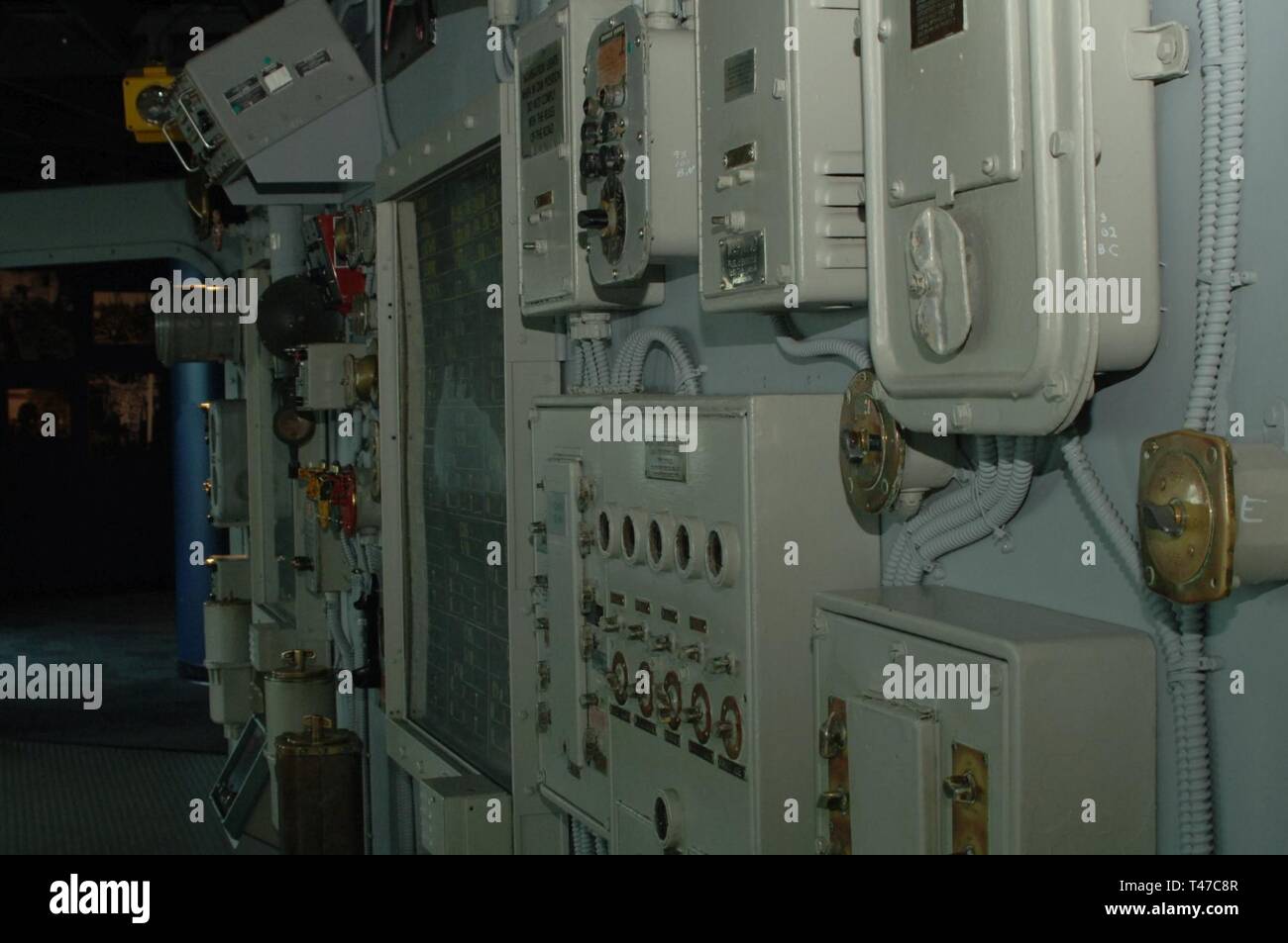 The bridge from the USS Preble (DLG-15/DDG-46) is on-display at ...