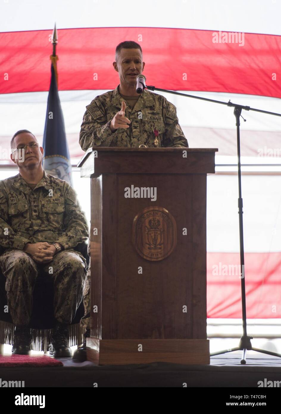 DIEGO (March 15, 2019) — Capt. David Oden, the outgoing commanding ...