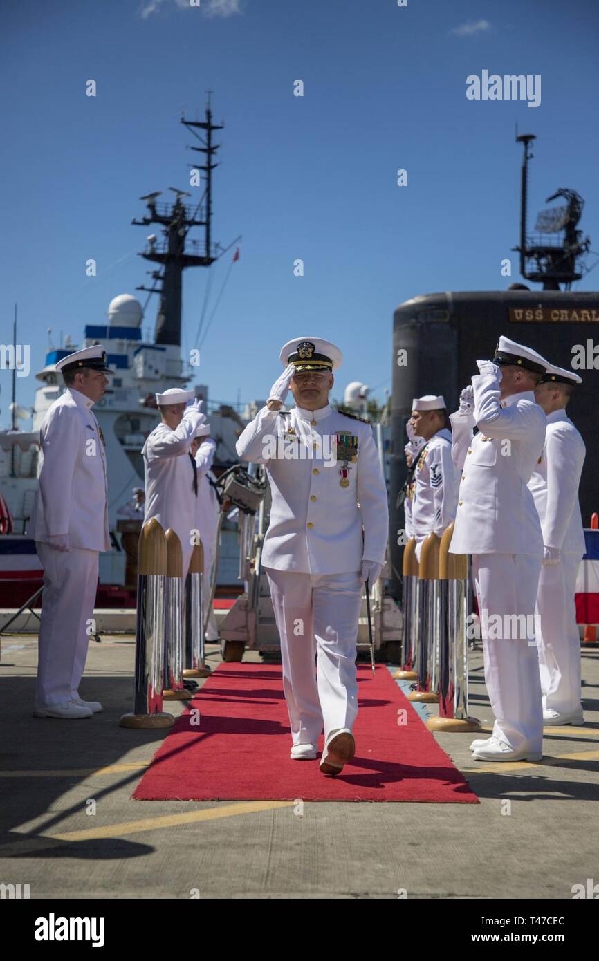 JOINT BASE PEARL HARBOR-HICKAM, Hawaii (Mar 15, 2019) Cmdr. Timothy ...