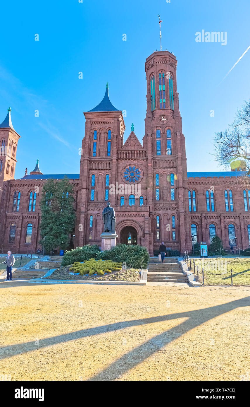 Smithsonian Institution Building in Washington DC USA Stock Photo - Alamy