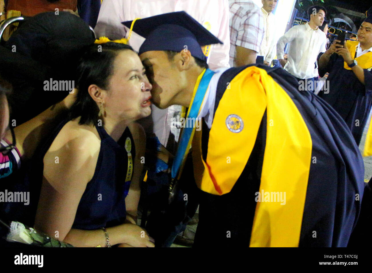 Philippines. 08th Apr, 2019. Ms. Angel G. Villafuerte got emotionally ...