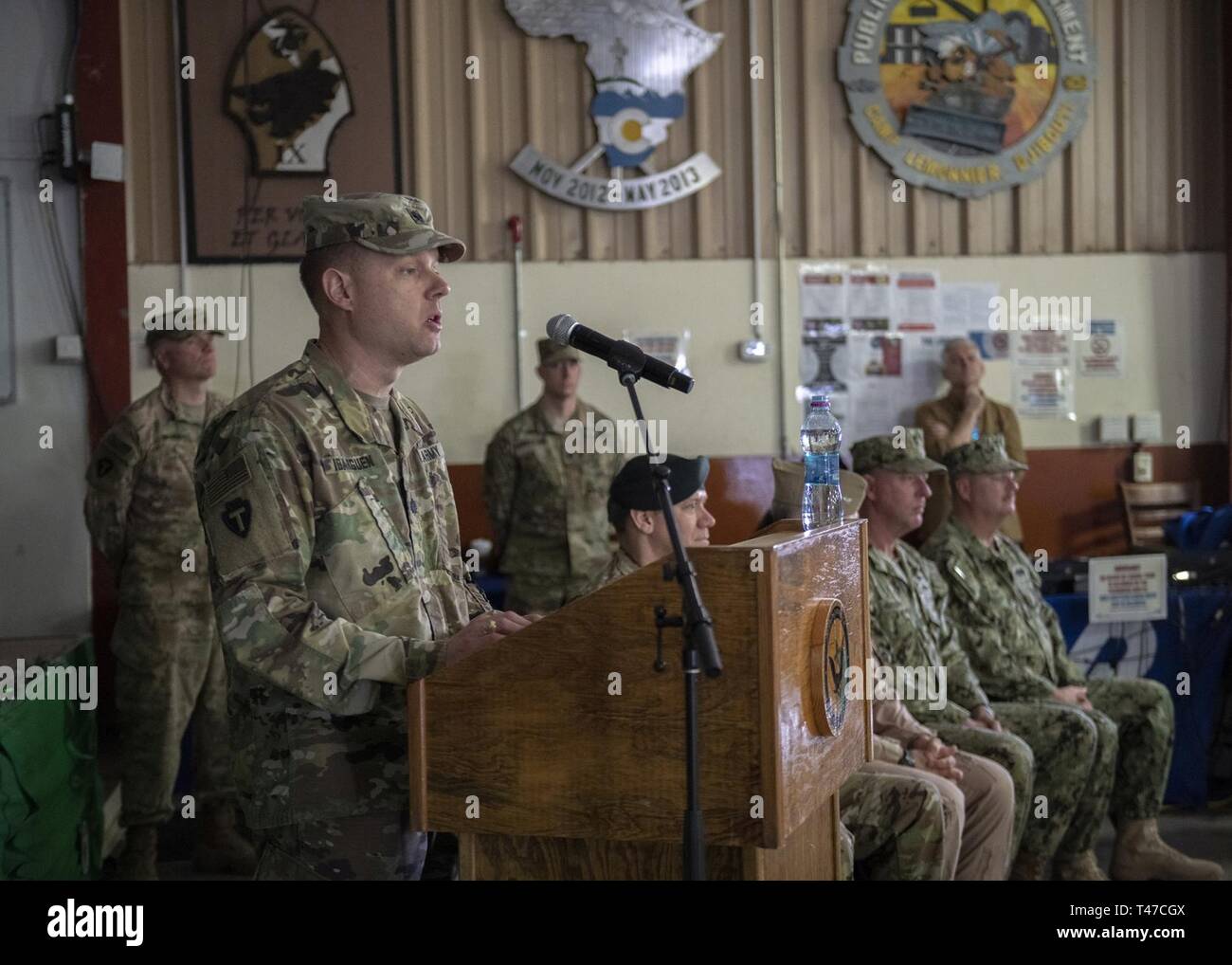 U.S. Army Lt. Col. Sean Ibarguen, commander, 1st Battalion, 141st ...