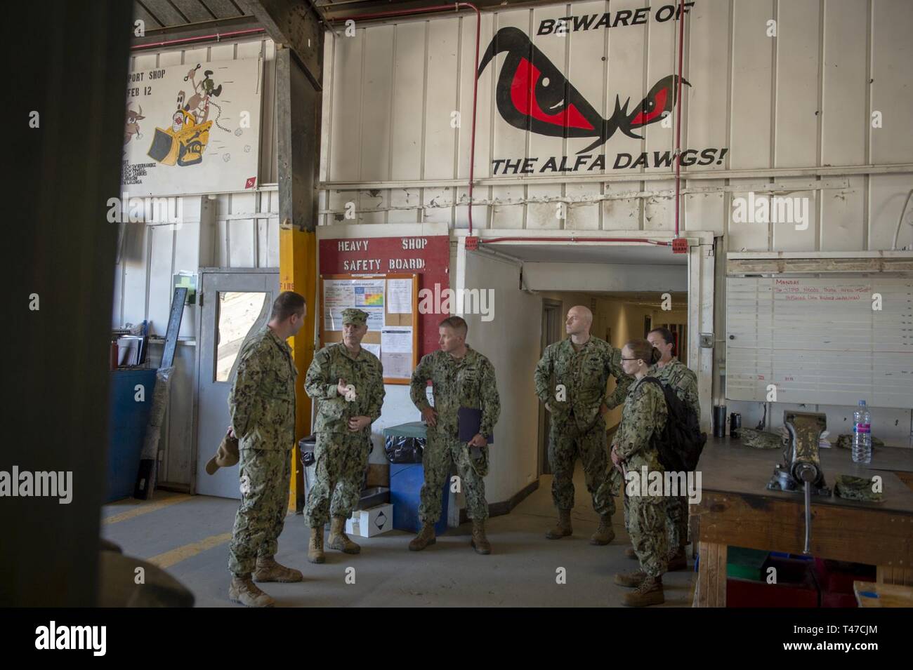 ROTA, Spain (March 9, 2019) Rear Adm. John Korka, commander of Naval ...