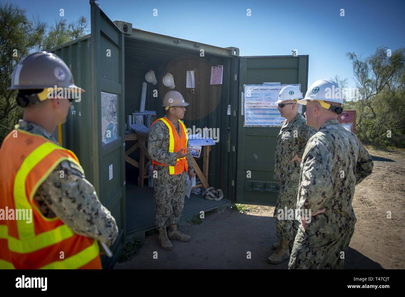 ROTA, Spain (March 15, 2019) Utilitiesman 1st Class Josue Gonzalez ...
