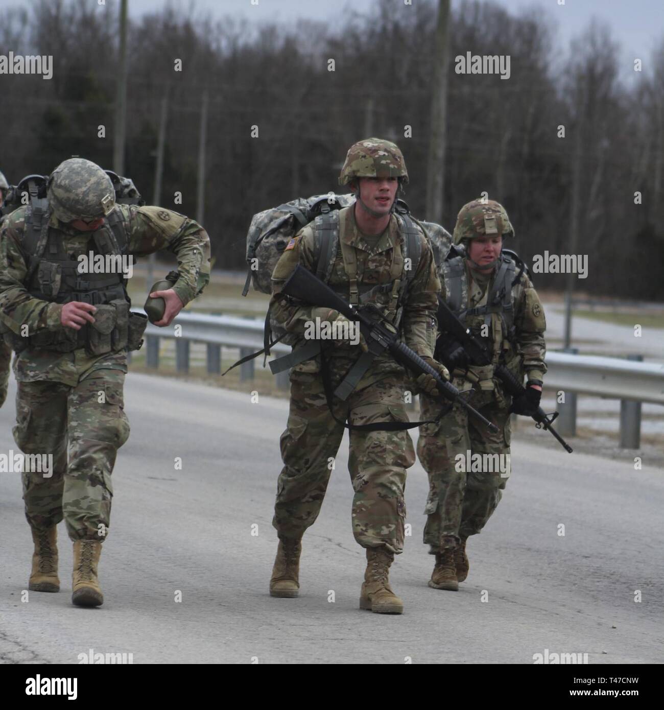 U.S. Army Reserve Soldiers Pfc. Thomas Archibald, 655th Transportation ...