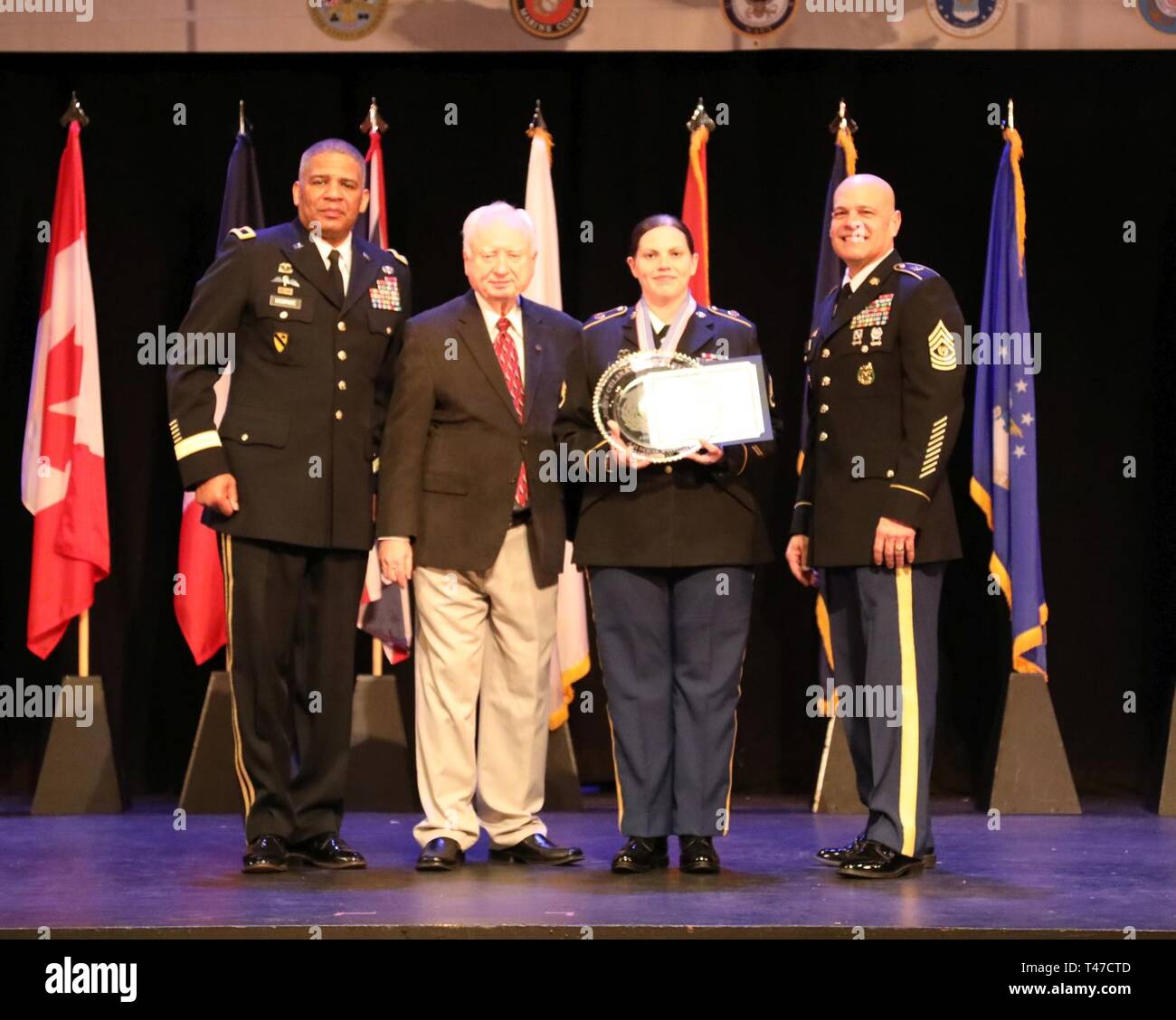 Staff Sgt. Samantha Poe, District of Washington, is recognized as the ...