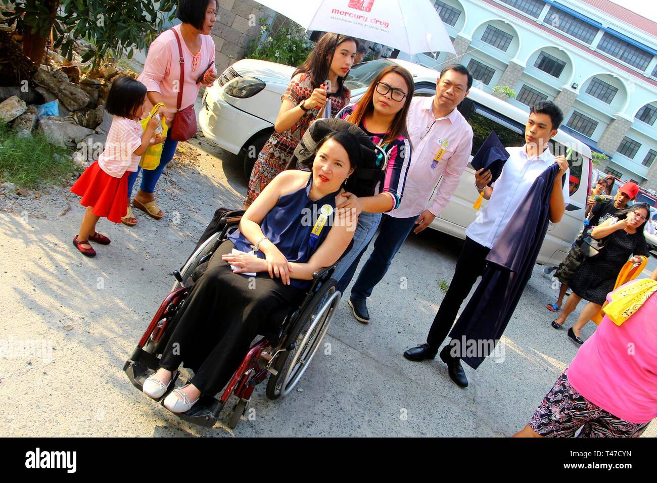 Philippines. 08th Apr, 2019. The Villafuerte family as they enter on ...
