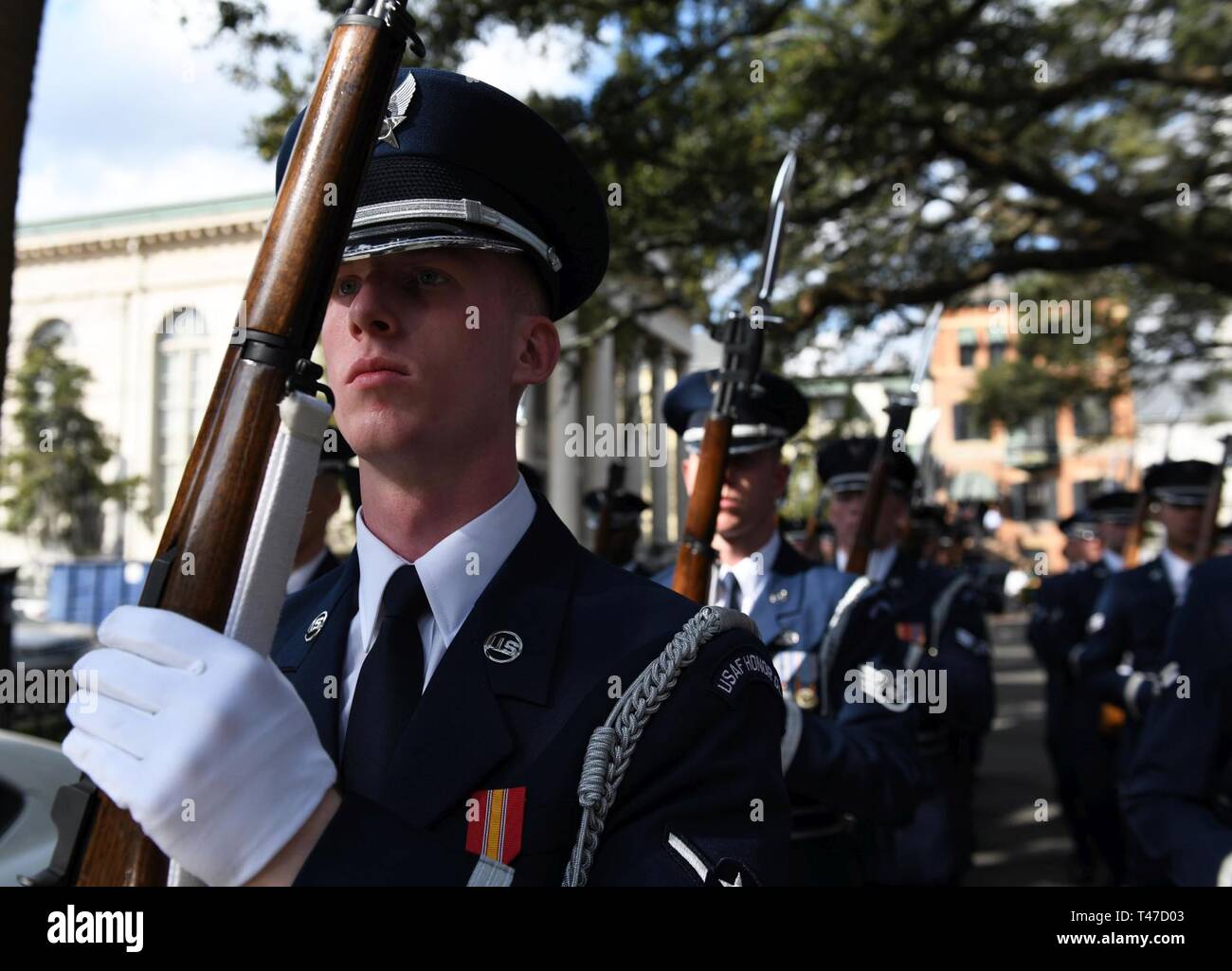 Airman Jackson Martin, United States Air Force Honor Guard ceremonial ...