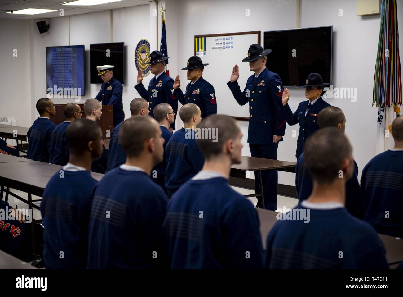 U S Coast Guard Company Commanders Stock Photos & U S Coast Guard ...