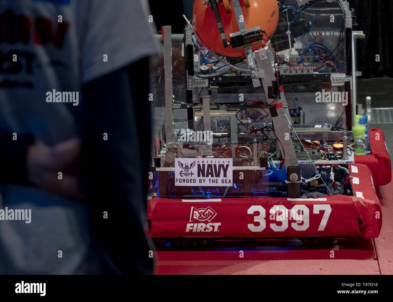 LOUIS (March 15, 2019) A robot built by University City Sr. High School ...