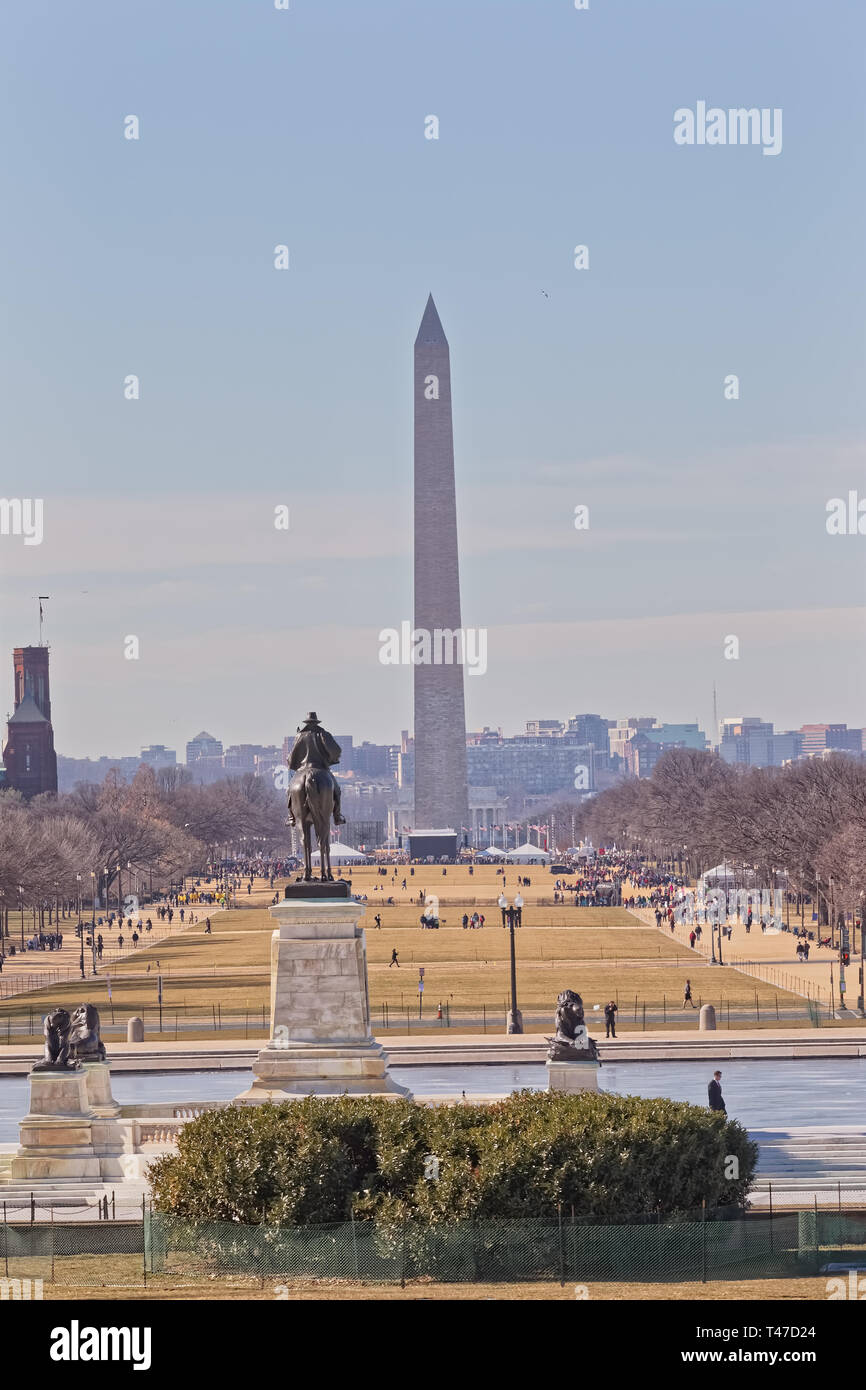Washington Monument obelisk United States of America Stock Photo - Alamy