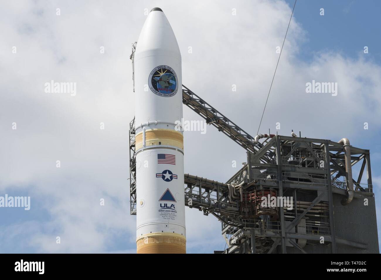 The United Launch Alliance prepares the Delta IV rocket Wideband Global ...