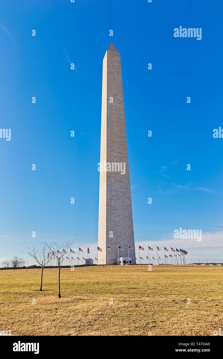 Washington Monument obelisk United States of America Stock Photo - Alamy