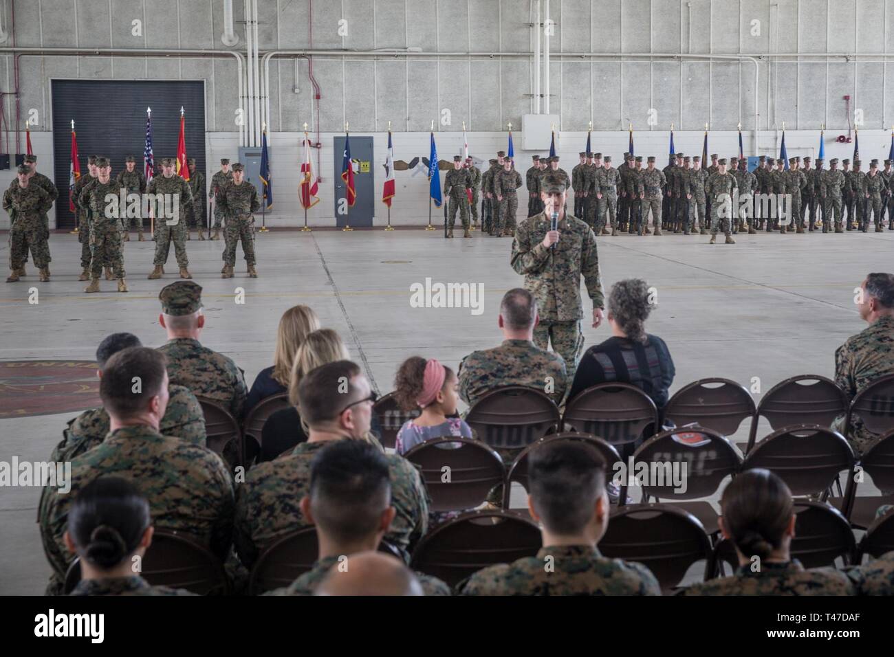 U.S. Marine Corps Lt. Col. Christopher Benfield, commanding officer of ...