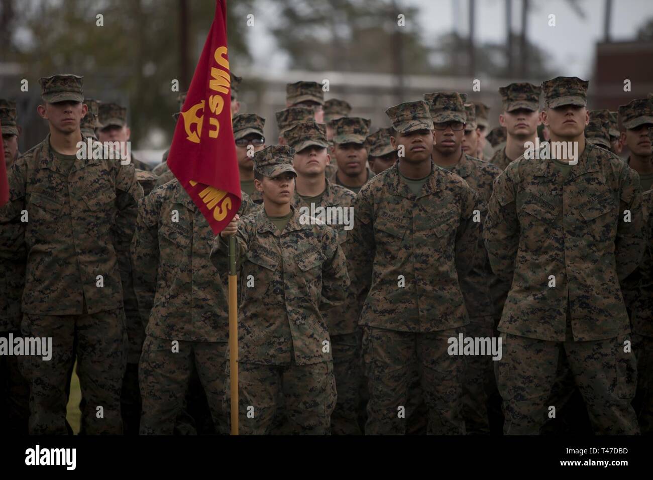 U.S. Marines assigned to Marine Corps Combat Service Support Schools ...