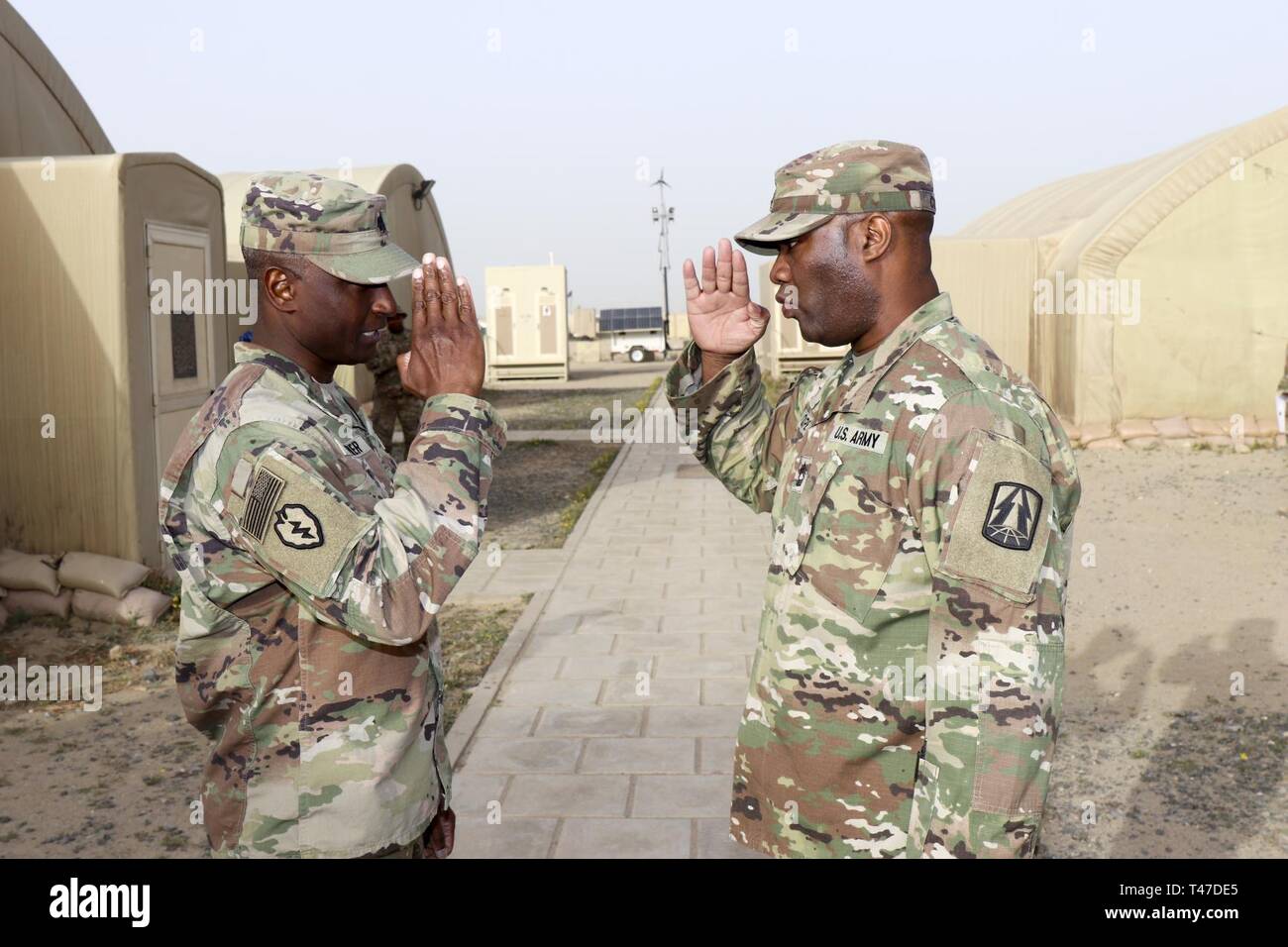 U.S. Army Lt. Col. Joseph Gardner, commander 54th Signal Battalion ...