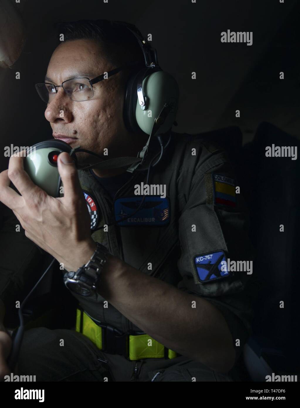 Colombian Air Force Multi-Mission Transport Tanker Jupiter 767 crew ...