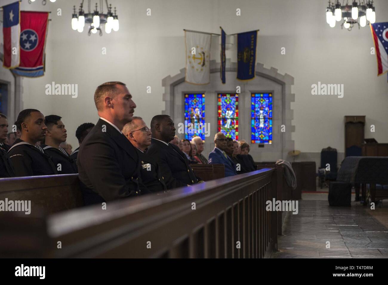 CHARLESTON, SC. (March 17, 2019) USS Hue City (CG 66) Command Master ...