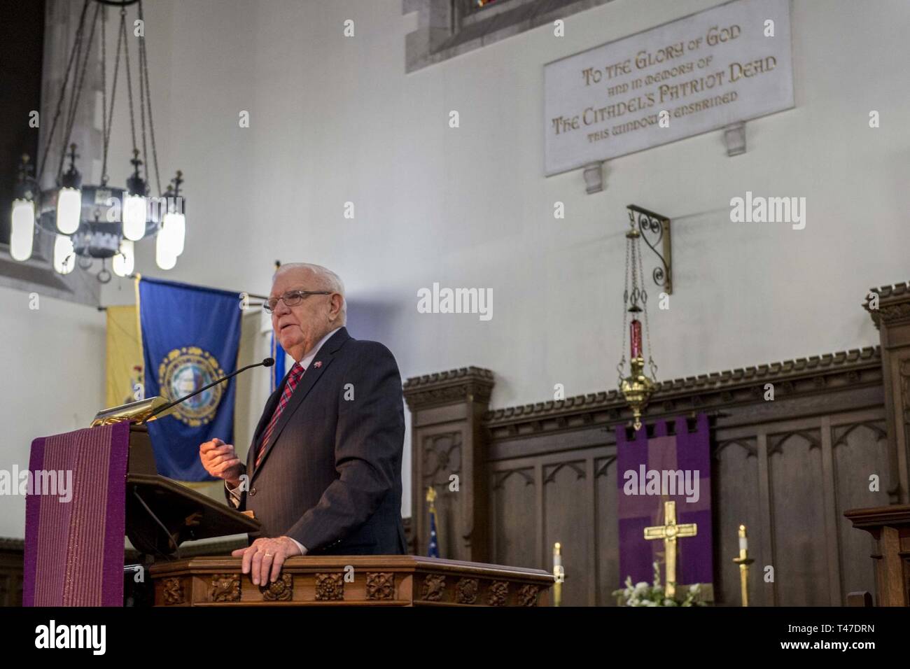 CHARLESTON, SC. (March 17, 2019) Retired Lt. Gen. George R. Christmas ...