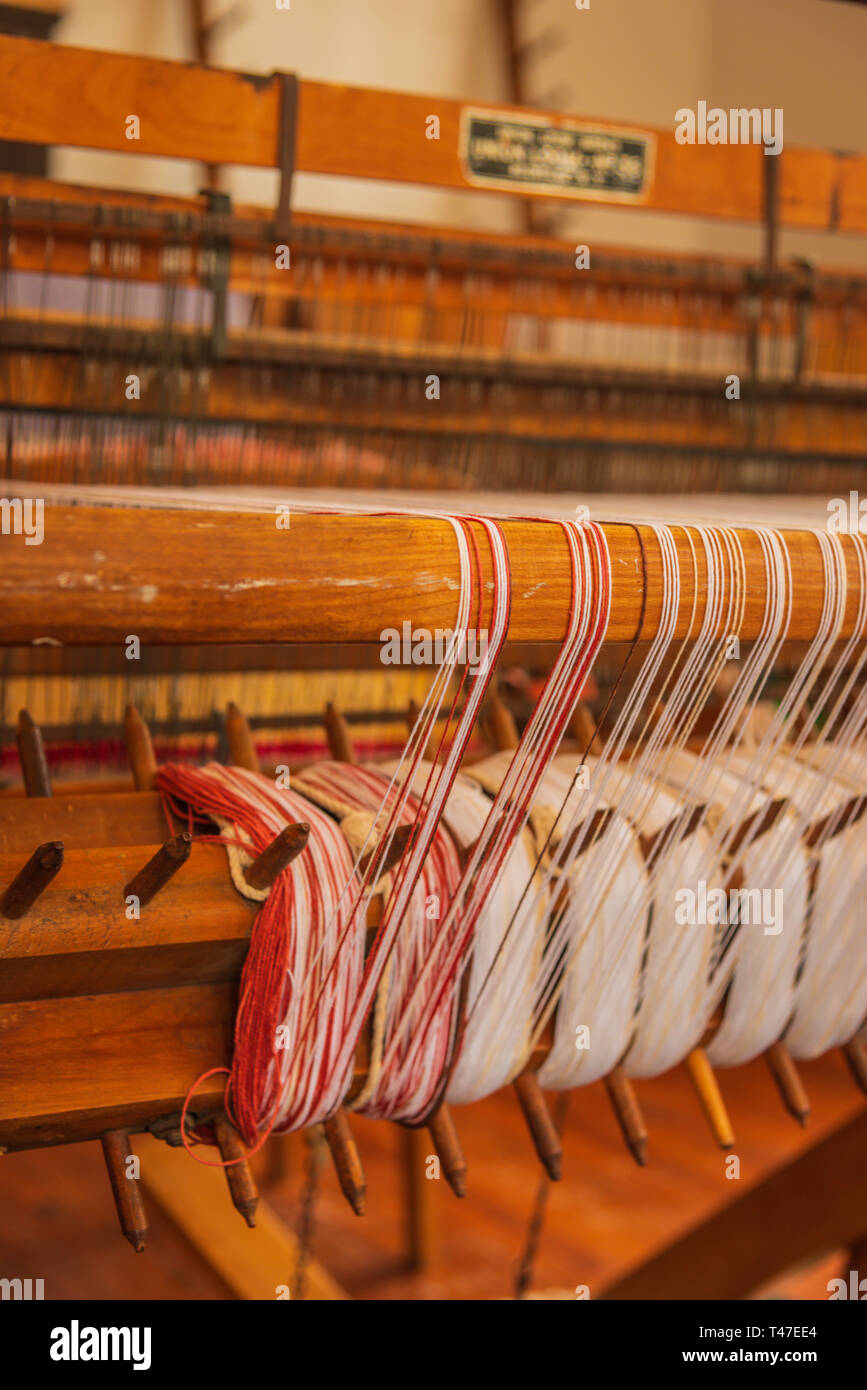 Hand Weaving Loom Stock Photo - Alamy