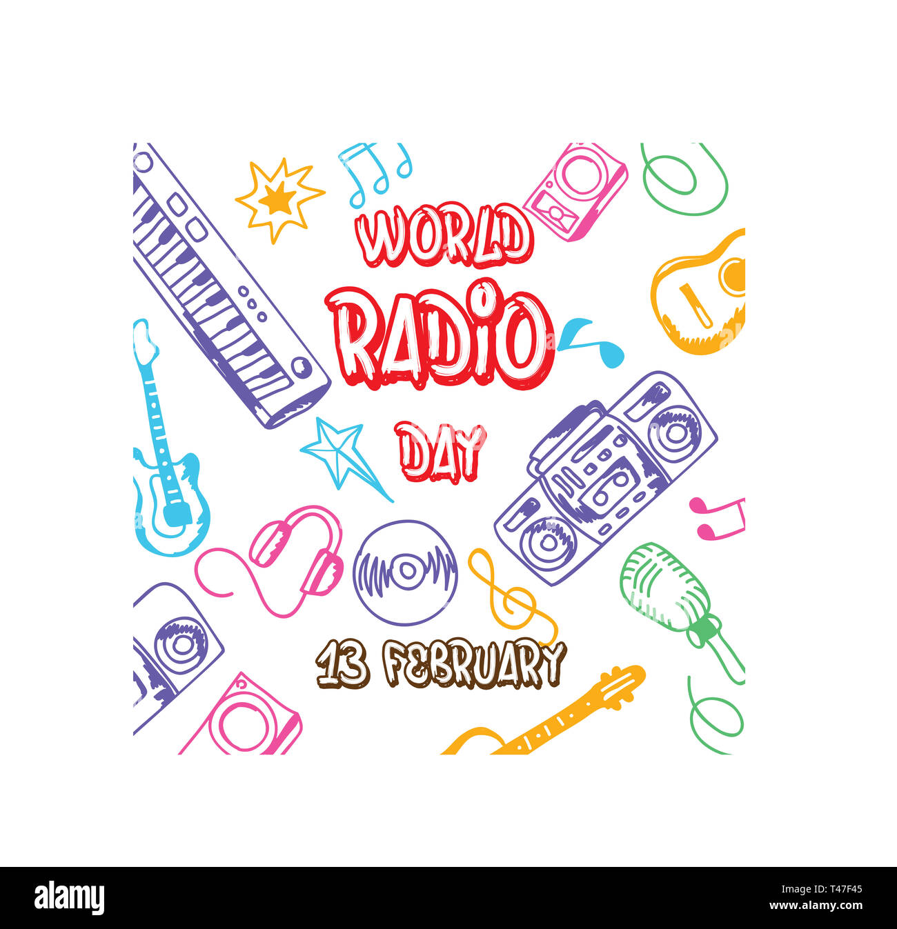 Radio logo vector hi-res stock photography and images - Alamy