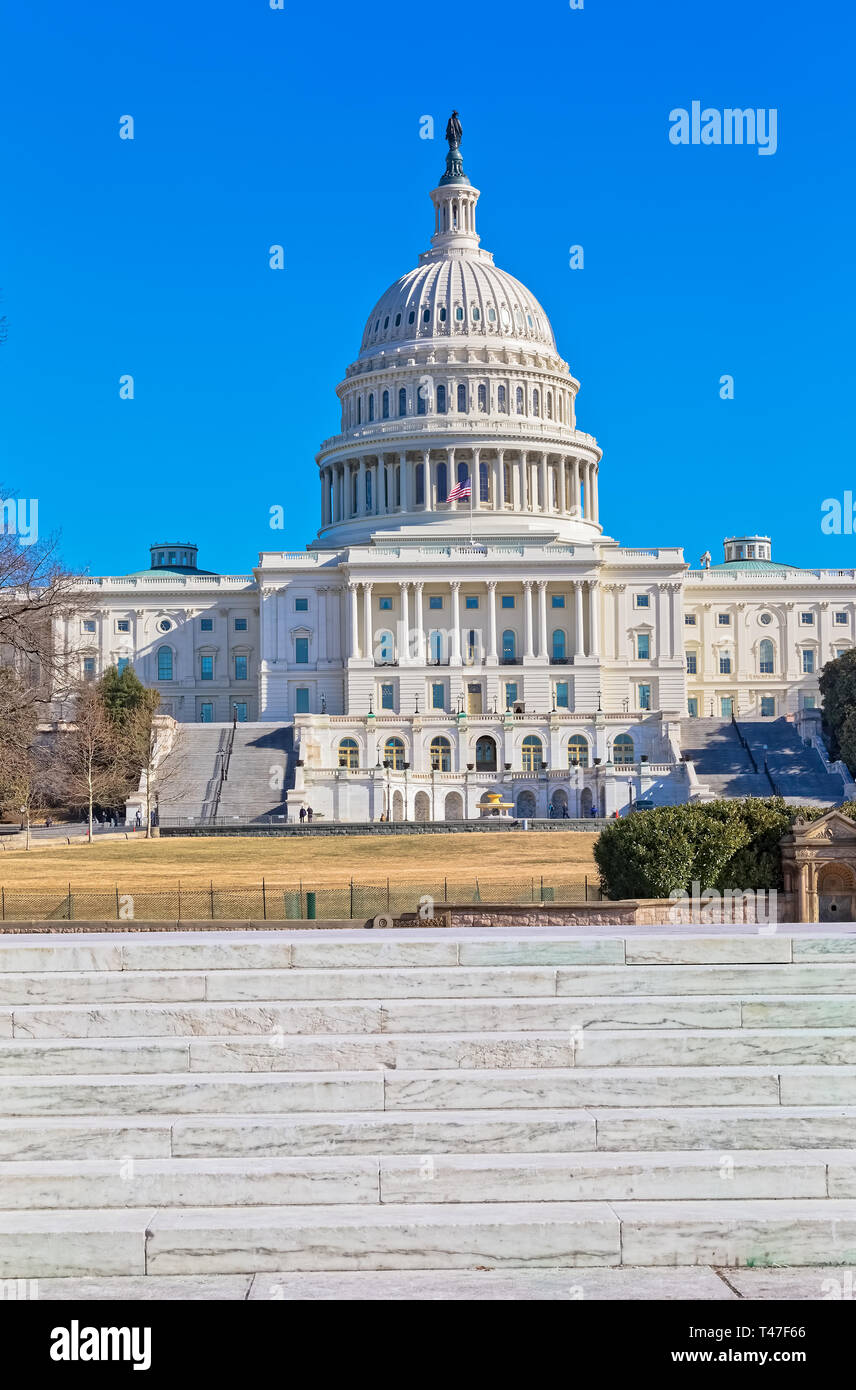 Congress washington stairs hi-res stock photography and images - Alamy