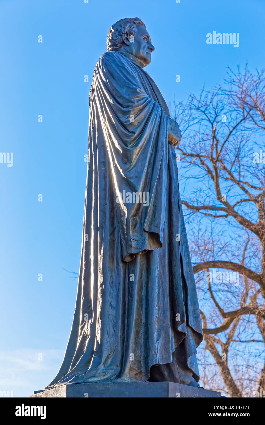 Statue of Joseph Henry before Smithsonian Institution Building in ...