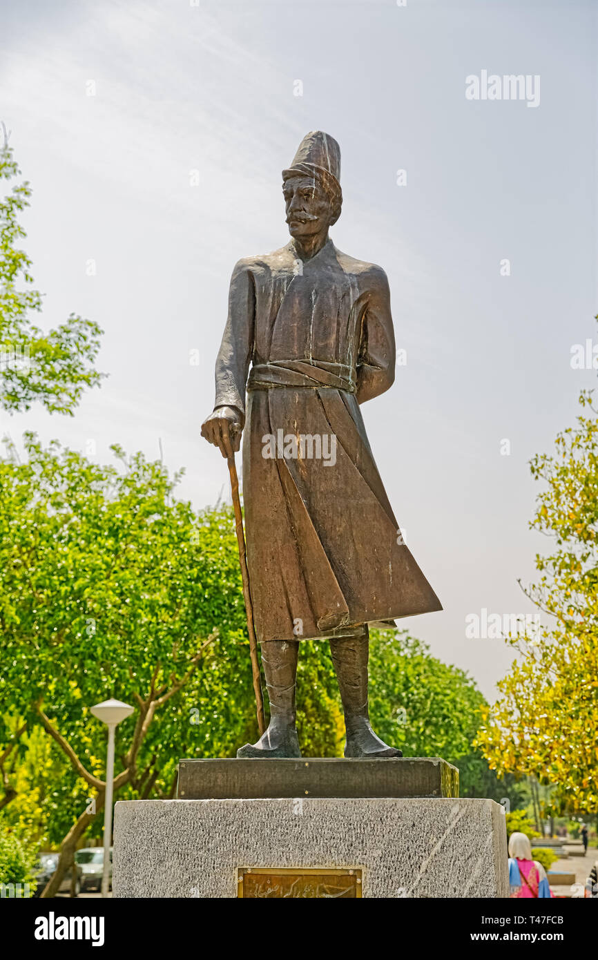 Ostad Ali Akabar Isfahani statue Stock Photo - Alamy