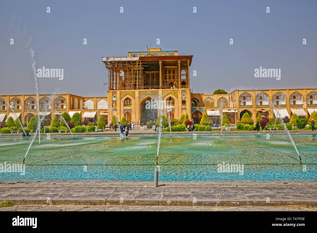 Isfahan Ali Qapu Palace Stock Photo - Alamy