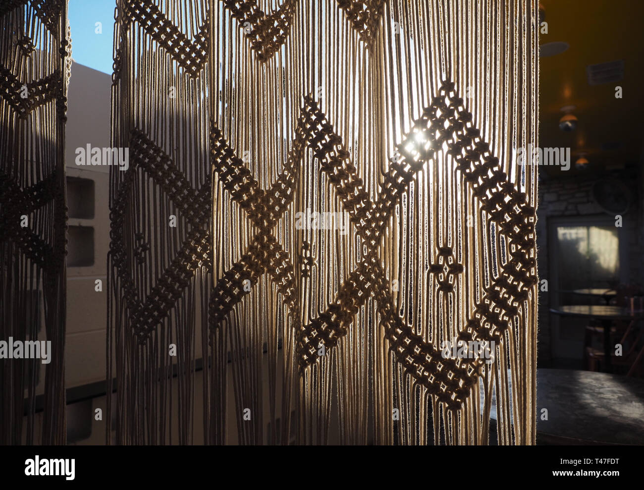 Macrame pattern hi-res stock photography and images - Alamy