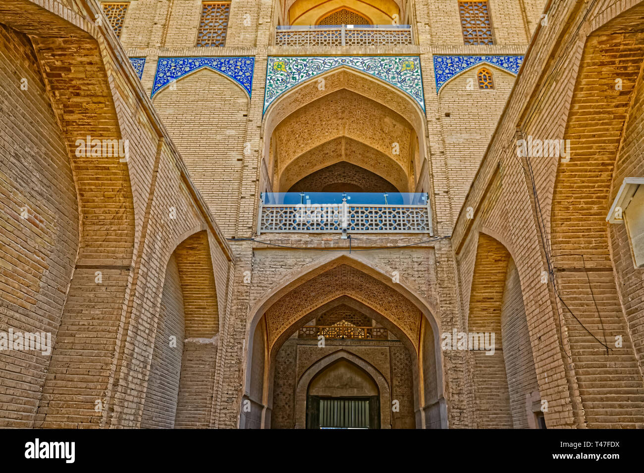 Ali Qapu Palace facade Stock Photo - Alamy