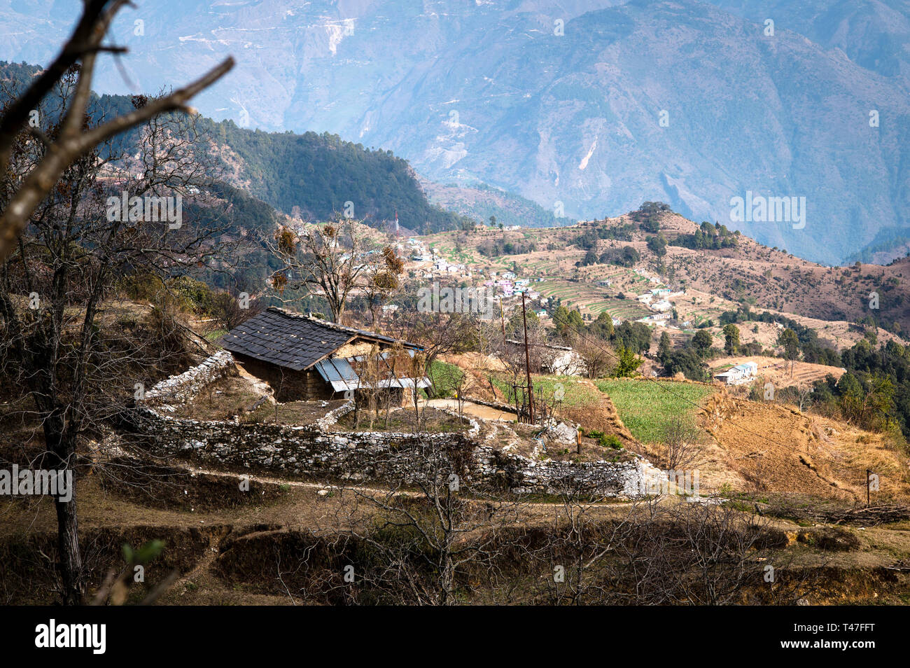 Landscape of Pithragarh,Kumaon , Uttarakhand Stock Photo - Alamy