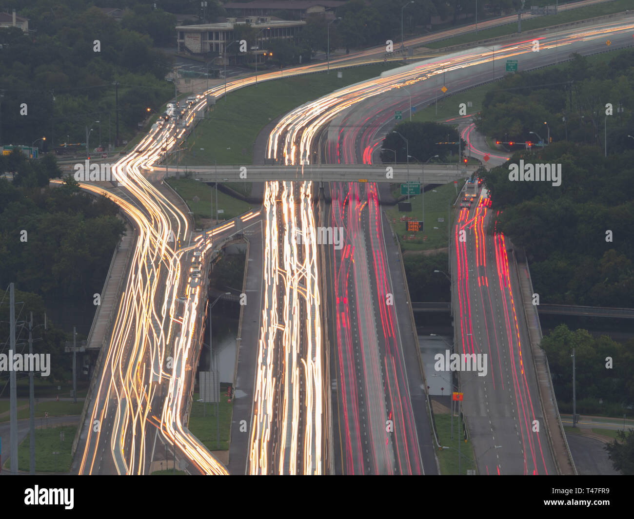 Rush hour in Austin, Texas Stock Photo - Alamy