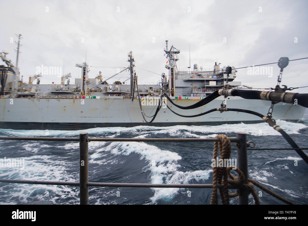 190409-N-DS741-0214 ATLANTIC OCEAN (April 9, 2019) The fast combat ...