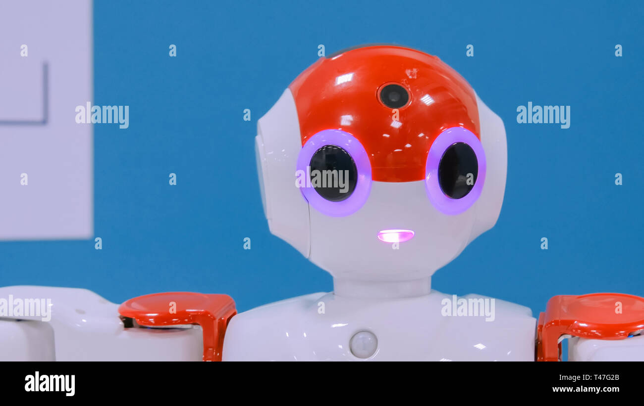 Humanoid robot dancing Stock Photo - Alamy