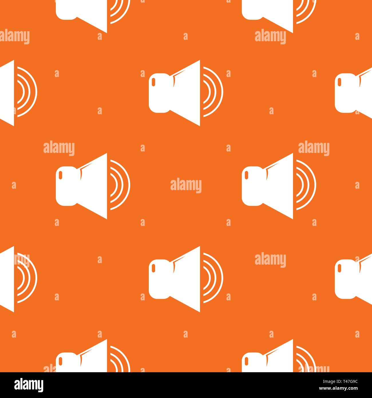 Volume up pattern vector orange Stock Vector Image & Art - Alamy