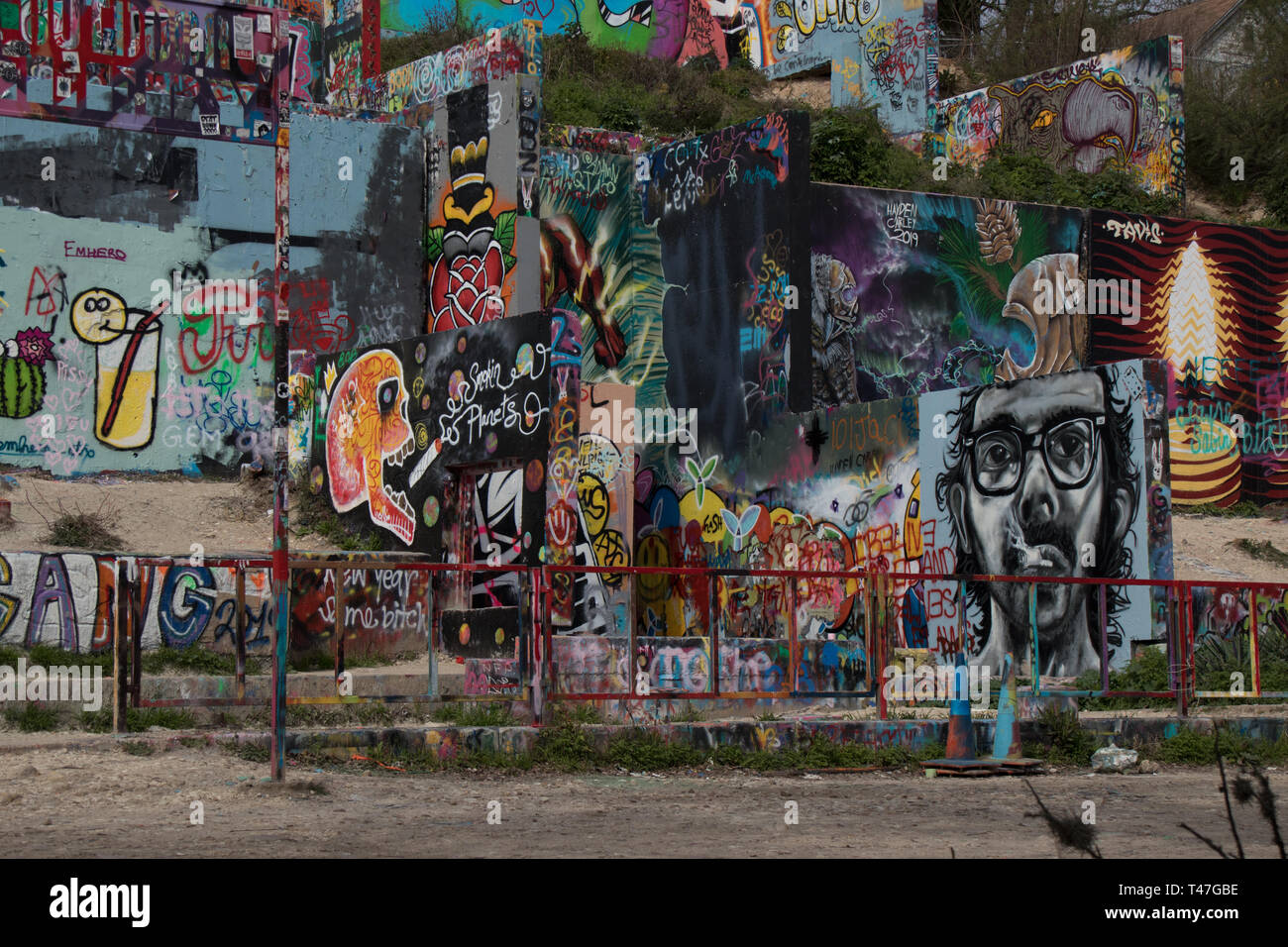 HOPE Outdoor Gallery in Austin, Texas Stock Photo - Alamy