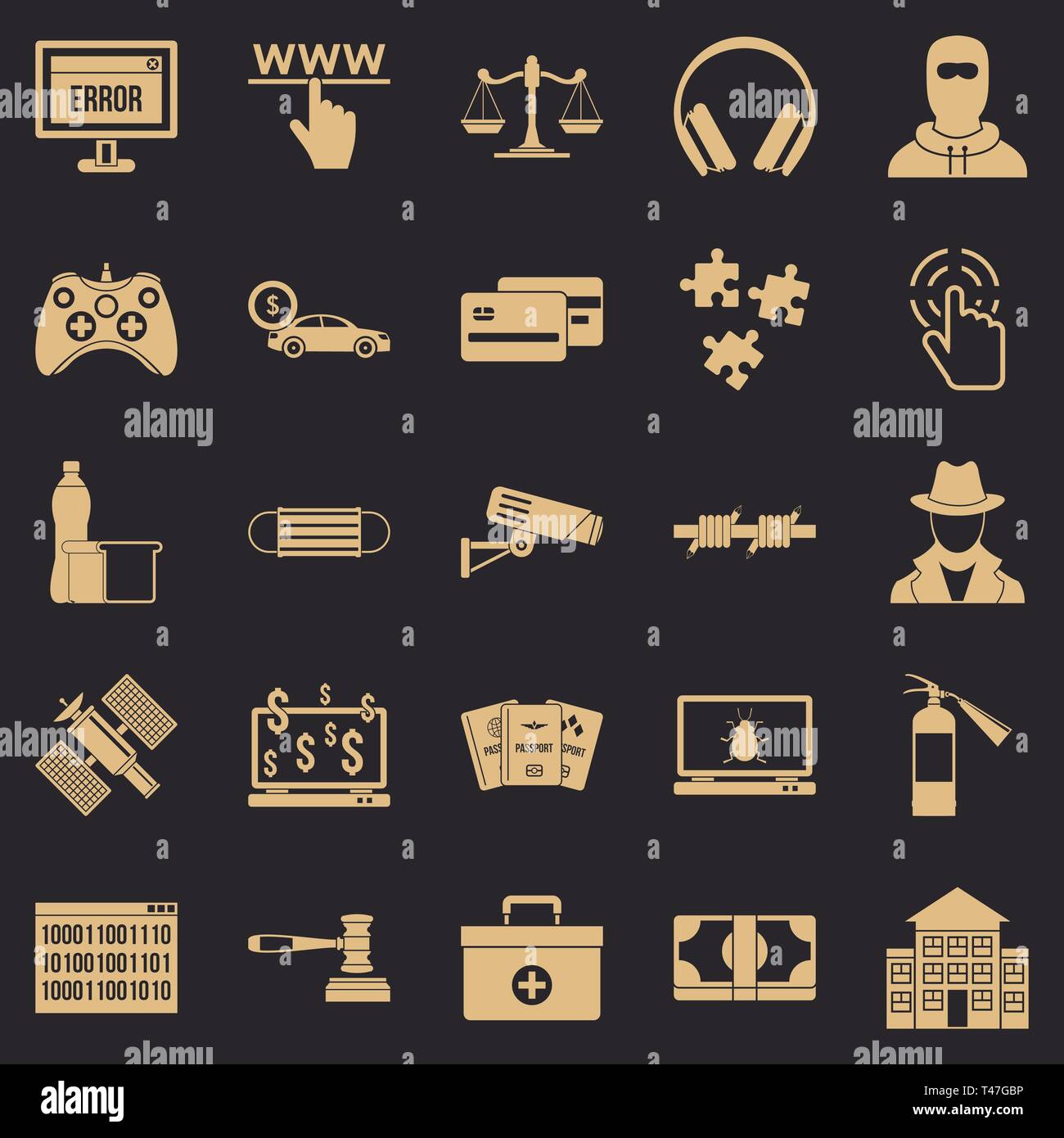 Software developer icons set, simple style Stock Vector Image & Art - Alamy