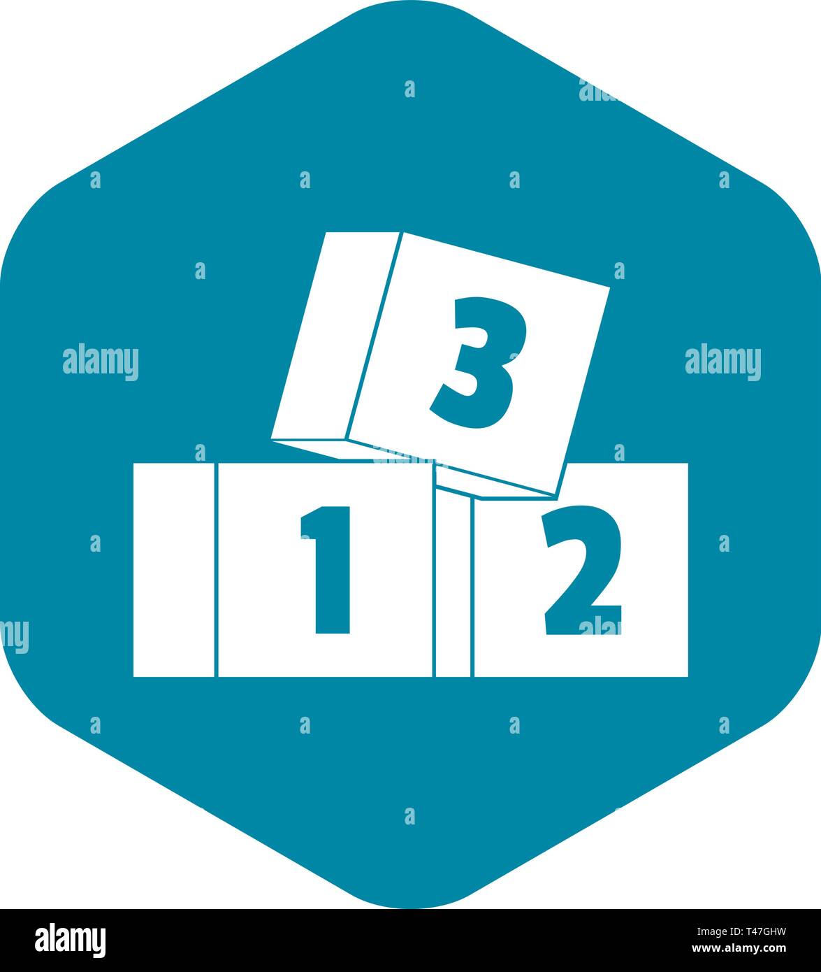 Bricks icon, simple style Stock Vector Image & Art - Alamy