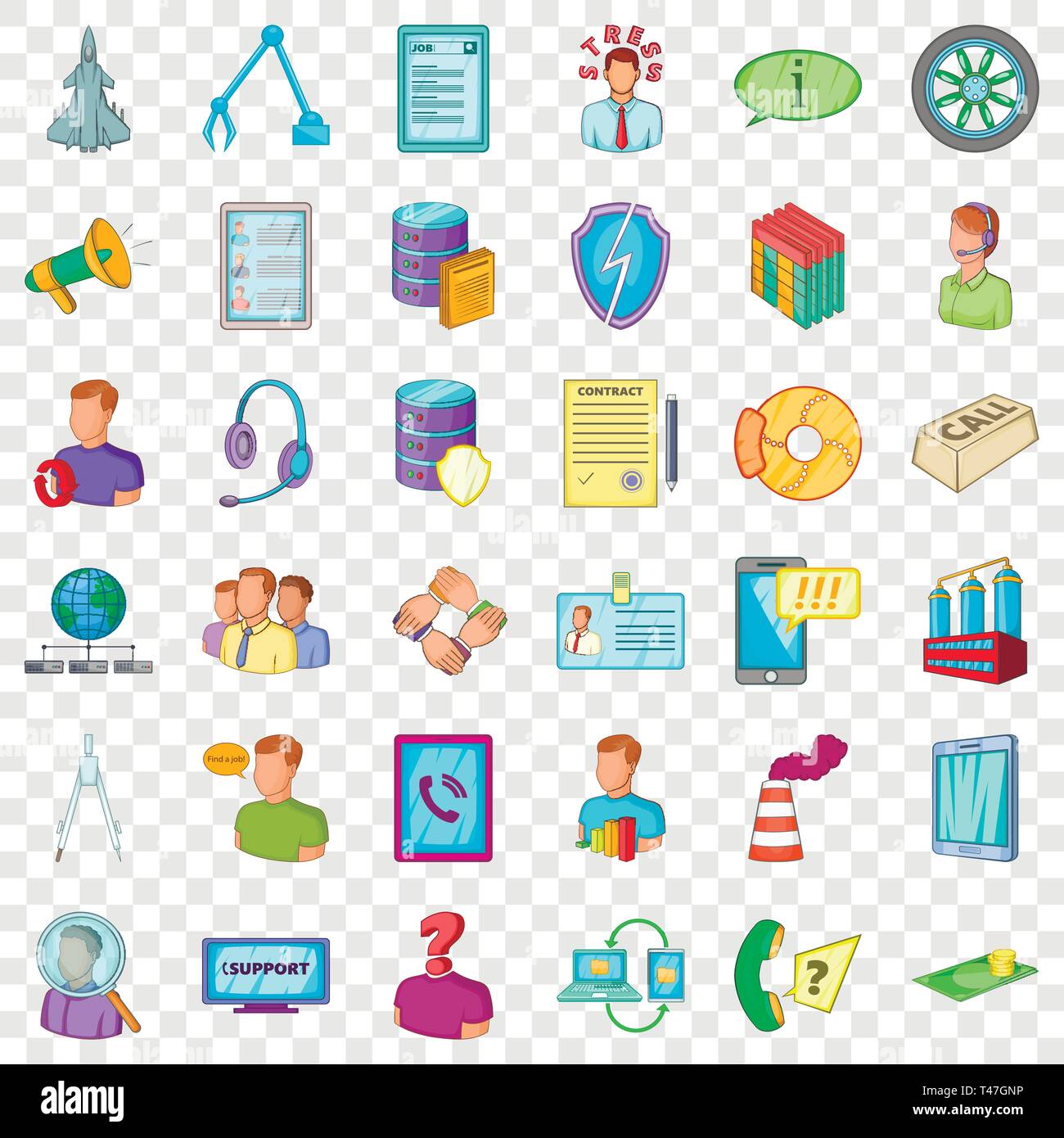 Good economy icons set, cartoon style Stock Vector Image & Art - Alamy
