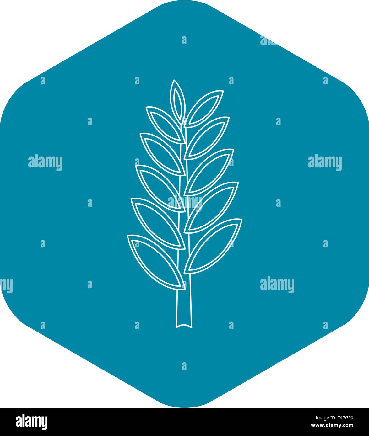 Spica icon, outline style Stock Vector Image & Art - Alamy