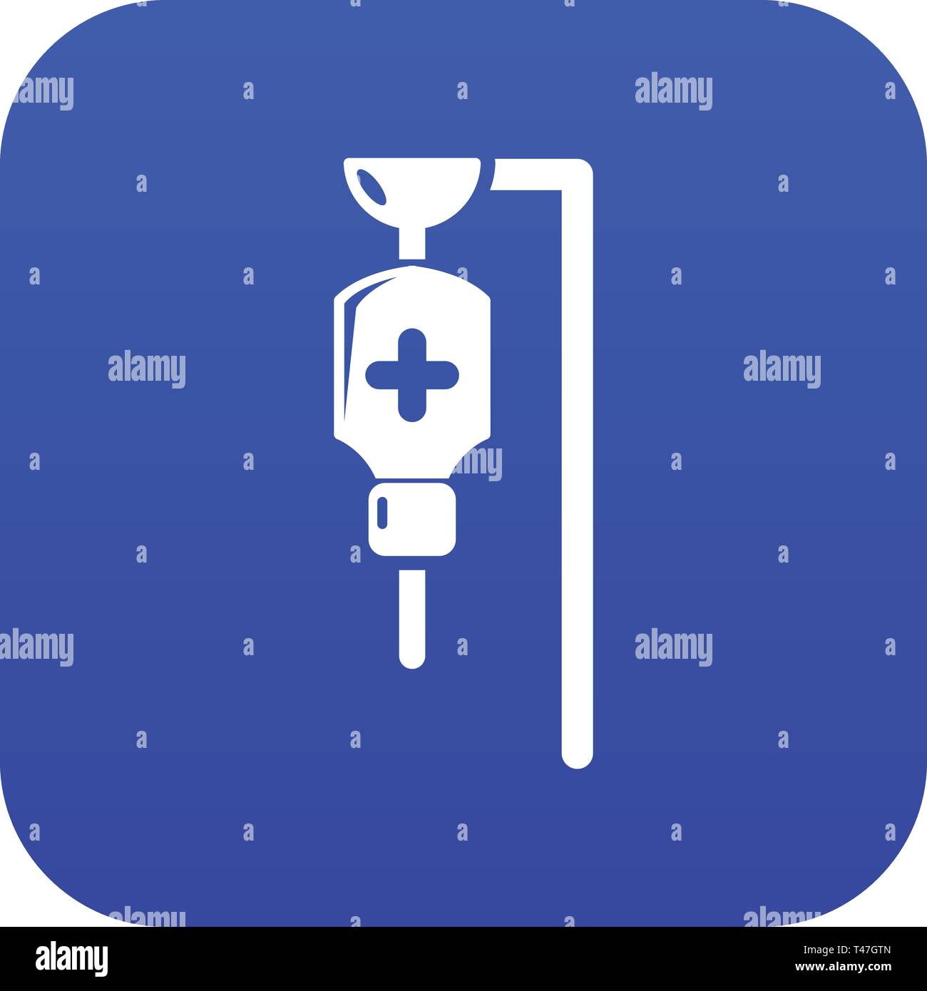 Drop counter icon blue vector Stock Vector Image & Art - Alamy