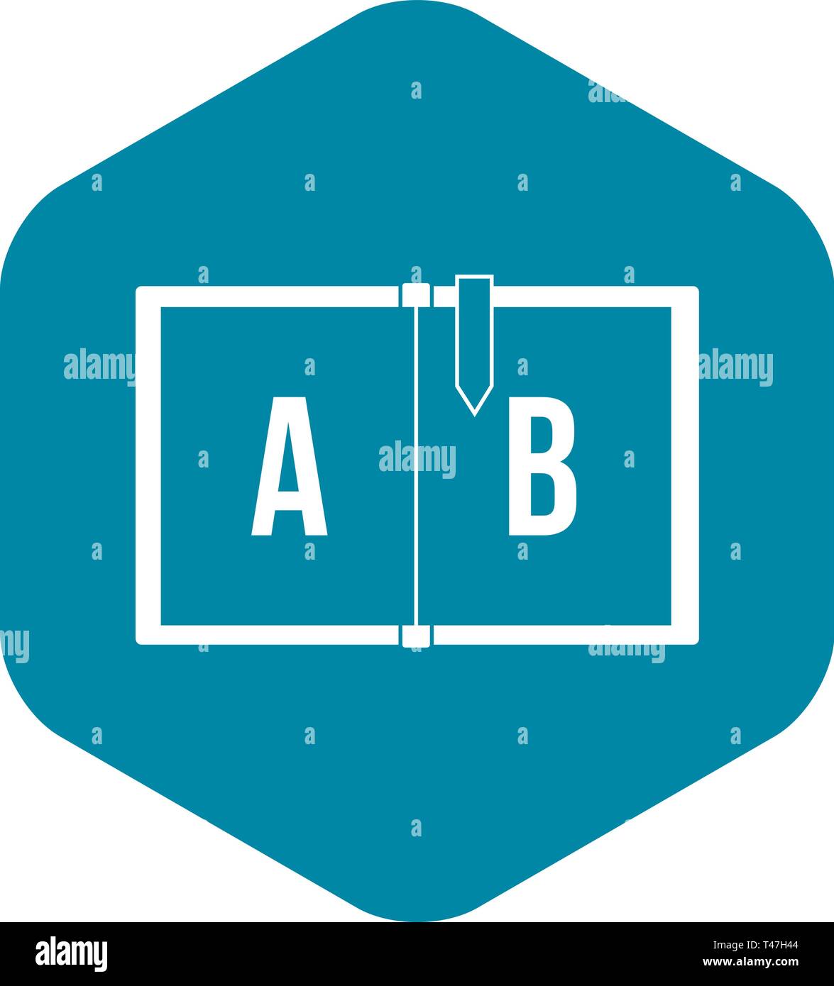 Children abc icon, simple style Stock Vector Image & Art - Alamy