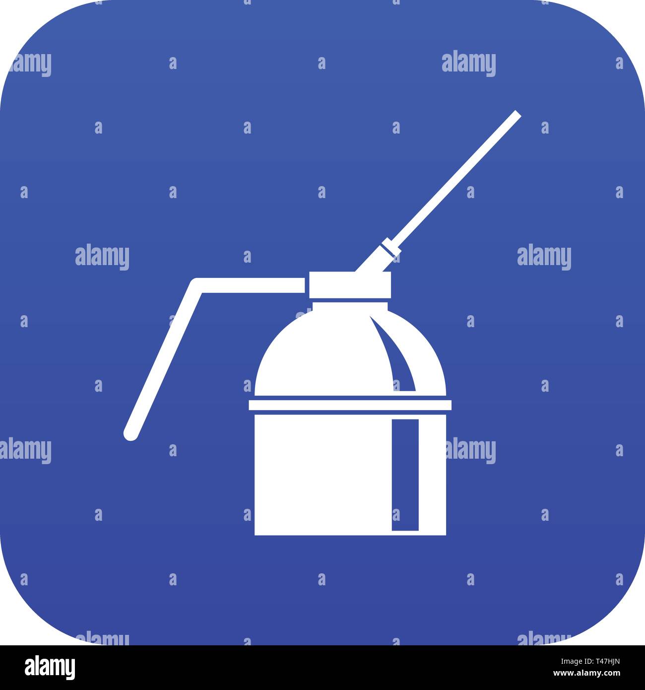 Can of spray paint icon digital blue Stock Vector Image & Art - Alamy