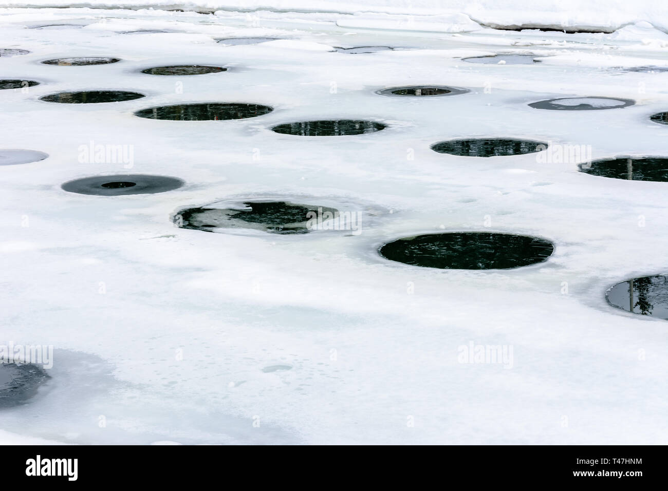 Lake Baikal Ice Circles