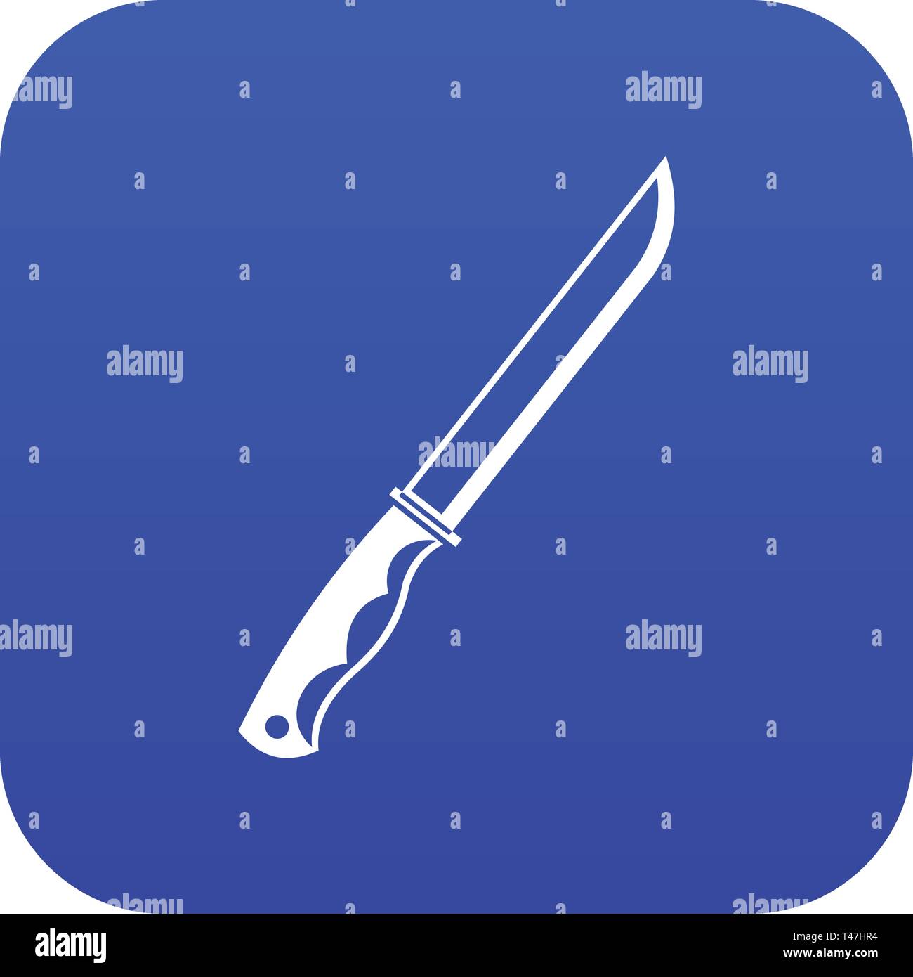 Knife icon digital blue Stock Vector Image & Art - Alamy