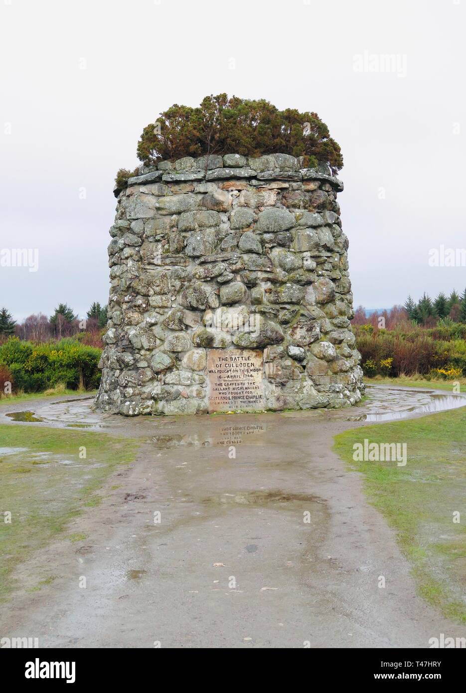 Culloden memorial hi-res stock photography and images - Alamy