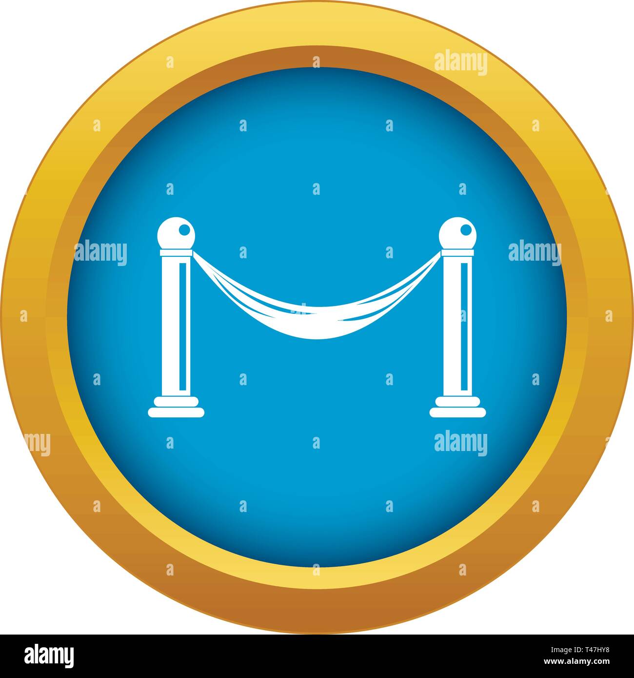 Barrier icon blue vector isolated Stock Vector Image & Art - Alamy