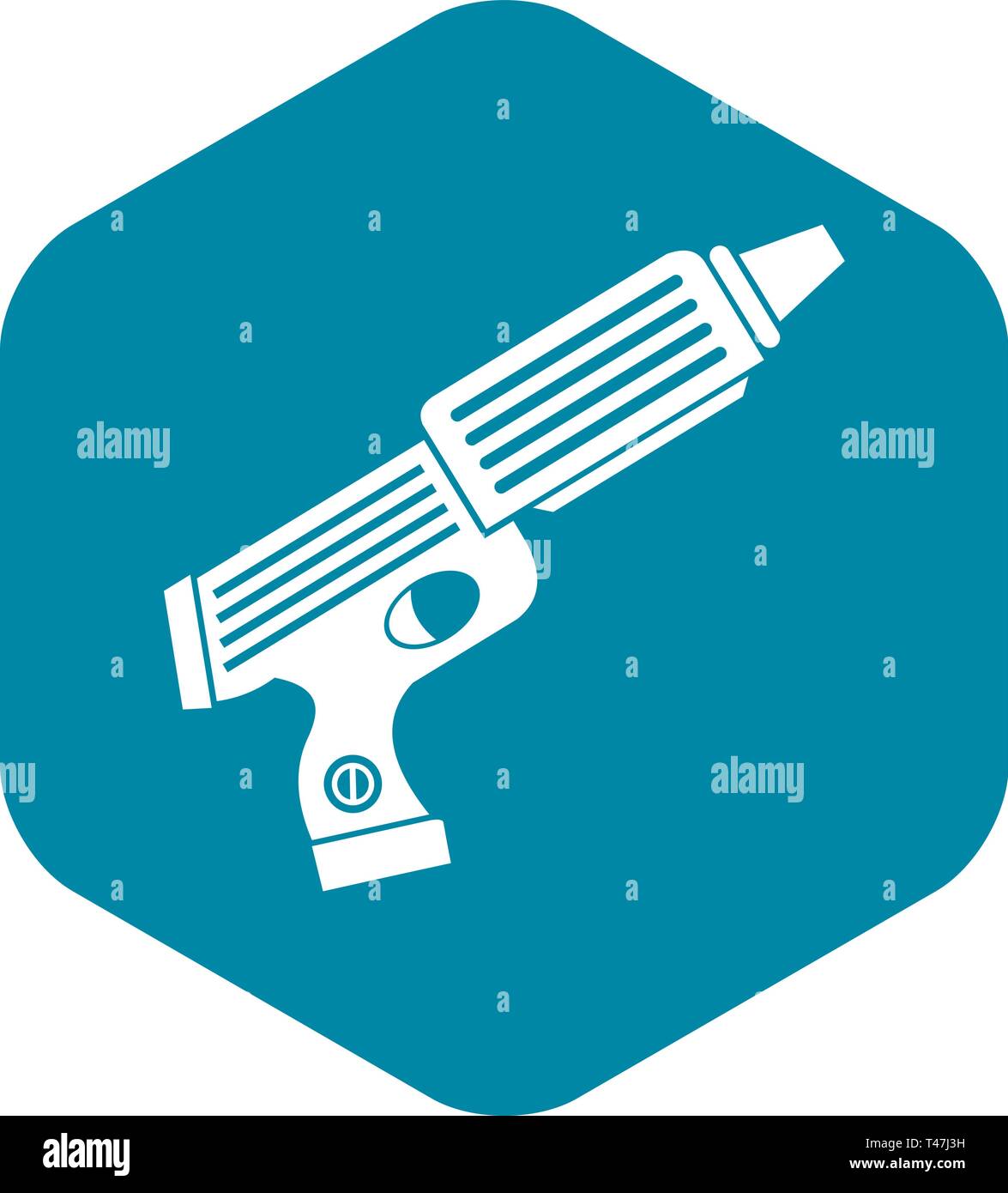 Plastic gun toy icon, simple style Stock Vector Image & Art - Alamy