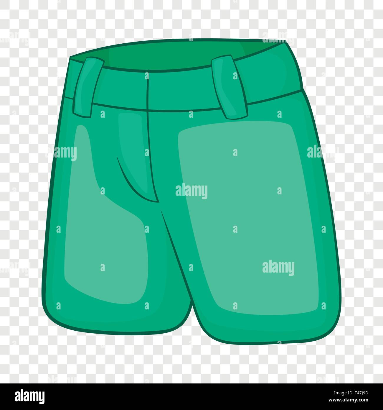 Mens classic shorts icon, cartoon style Stock Vector Image & Art - Alamy